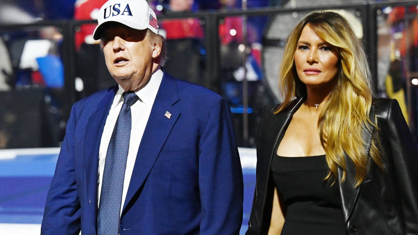 Melania Trump's designer dress at UFC event turned heads