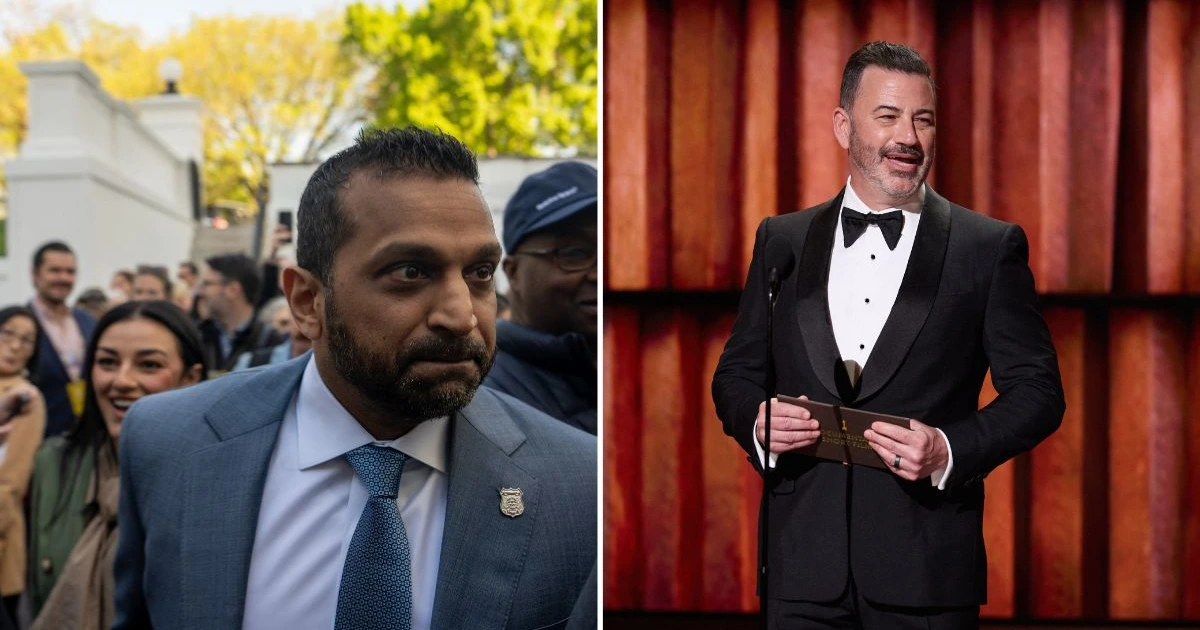 Jimmy Kimmel Roasts Kash Patel Over FBI Drinking Claims