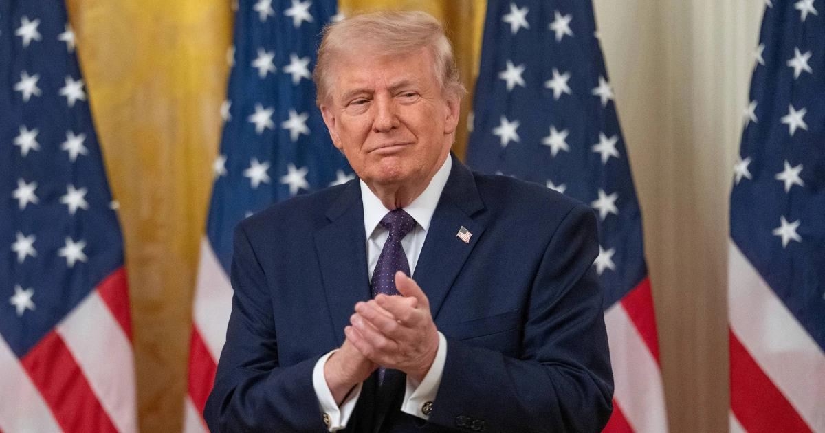 Trump Promotes ‘Trump 2028’ Merch At Rockland Rally