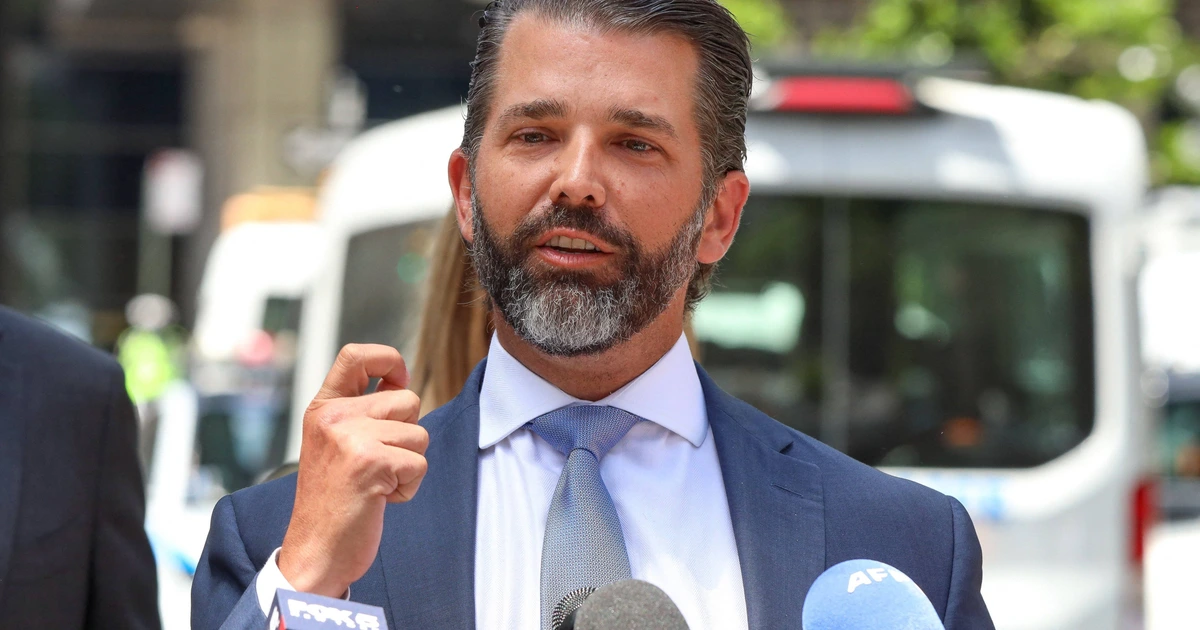 Donald Trump Jr. slammed over PDA video with new wife