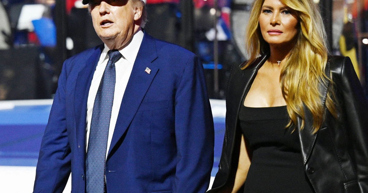 Melania Trump's designer dress at UFC event turned heads