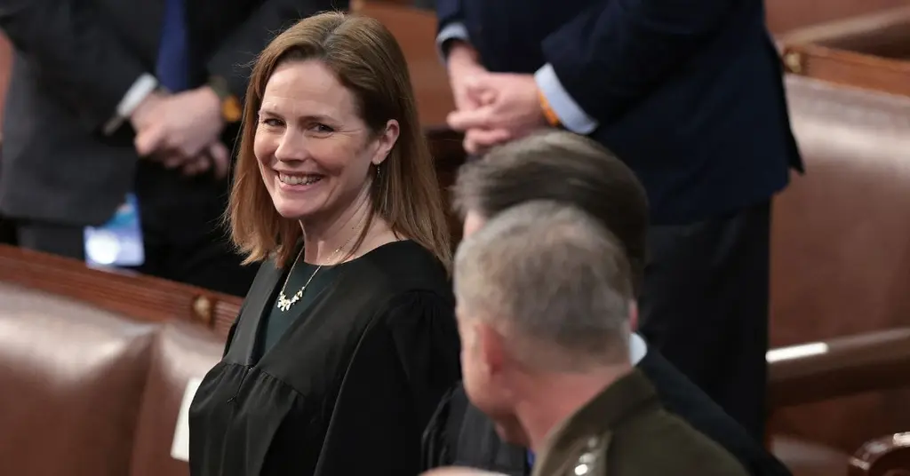 Supreme Court Justice Amy Coney Barrett got swatted