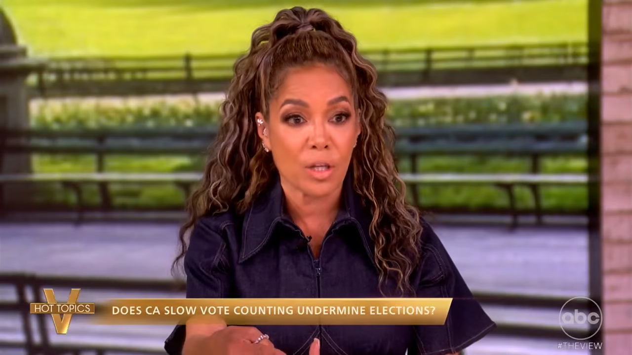 'The View' stars clashed over California's vote counting process