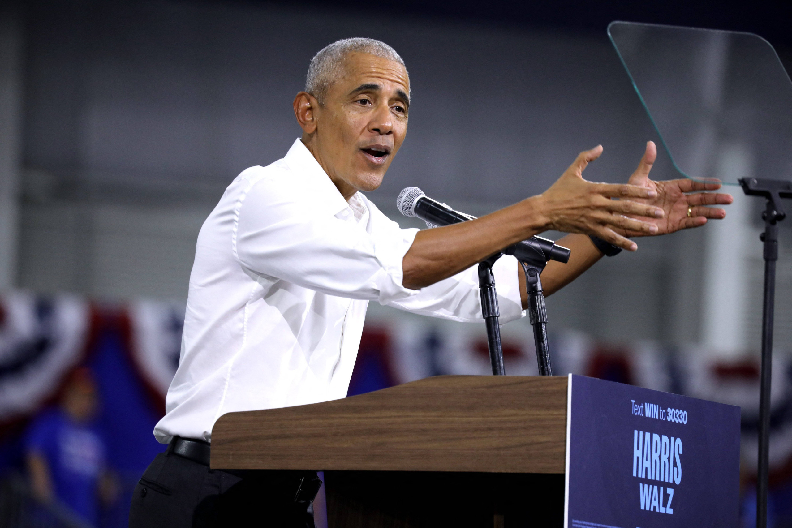 Barack Obama called out 'bully' Trump after Michelle UFC jab